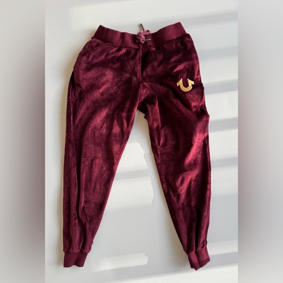 True Religion | Pants & Jumpsuits | Vintage True Religion Maroon Fleece ...